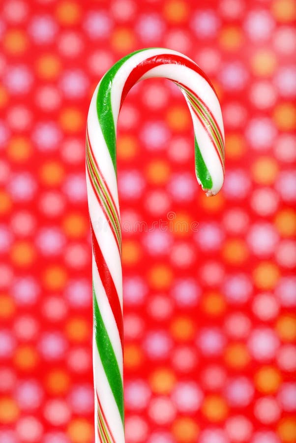 Striped Candy Canes in a Light Blue Cup Stock Image - Image of ...