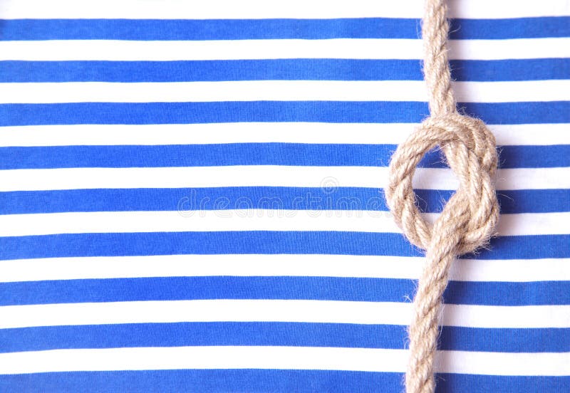 Striped cloth and a rope stock photo. Image of rough - 43104864