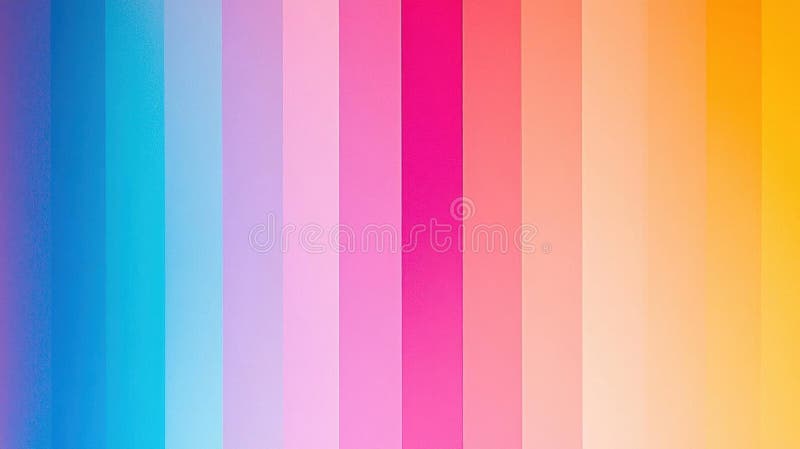 Striped Color Palette, Abstract Background with Vibrant Hues and ...