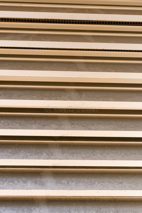 Striped Construction Texture. the Walls are Paneled in Beige Stripes ...