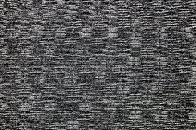 Striped Dark Grey Cotton Fabric Texture. Highly-textured Background ...