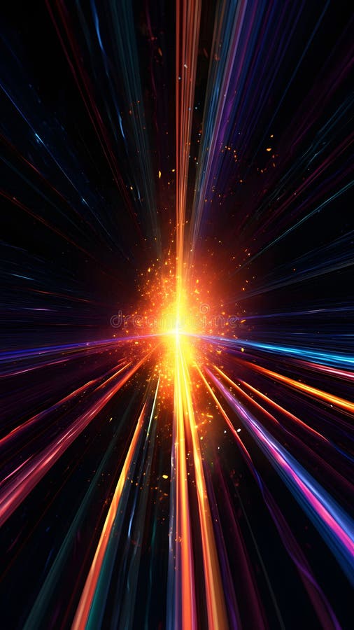 Striped Flow Pattern Full-frame Background with Old-fashioned Colors ...