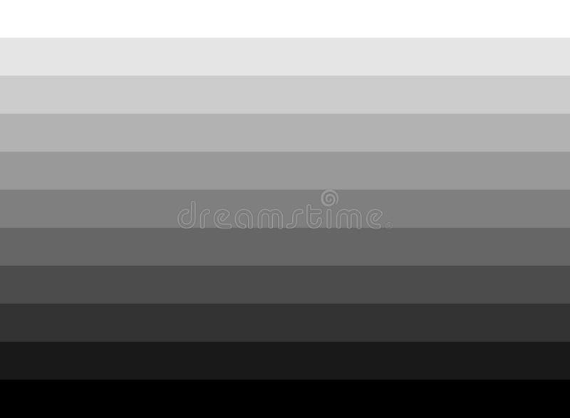 Striped Gradient Background with Color Transition: Black To White Stock ...