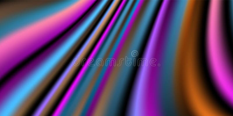 Striped Gradient. Multicolored, Bright Unusual Gradient from Stripes ...