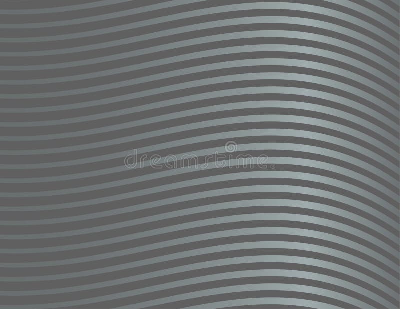Striped Gray Wavy Line Background Stock Illustration - Illustration of ...