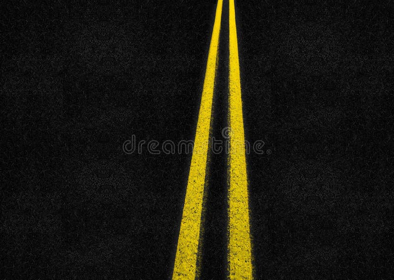Striped Highway street stock illustration. Illustration of horizon ...