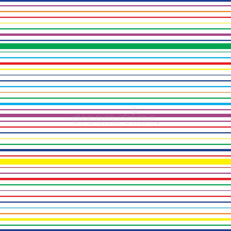Striped Horizontal Seamless Pattern Stock Vector - Illustration of ...