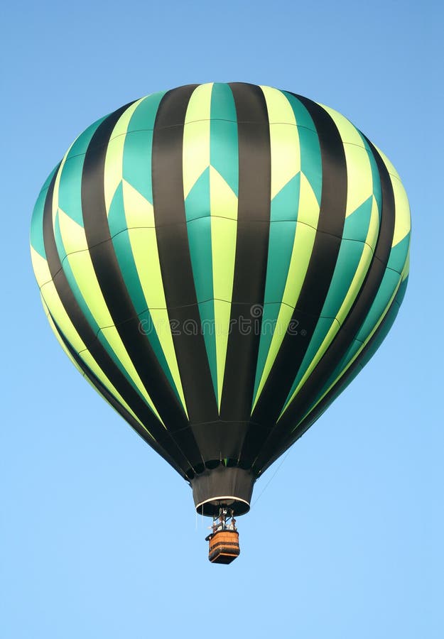 Striped Hot Air Balloon stock photo. Image of balloon - 2442866