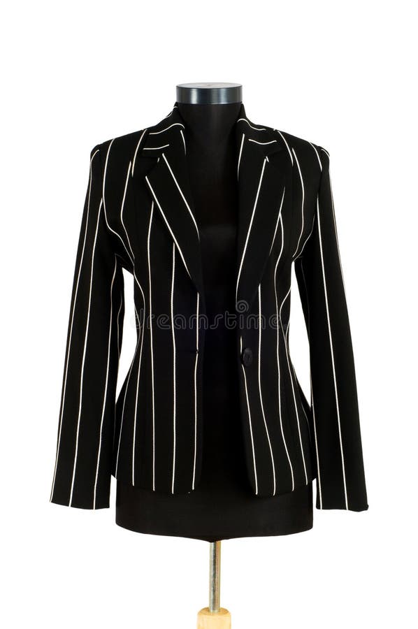 Striped Jacket with Red Striped Tie Stock Photo - Image of city ...