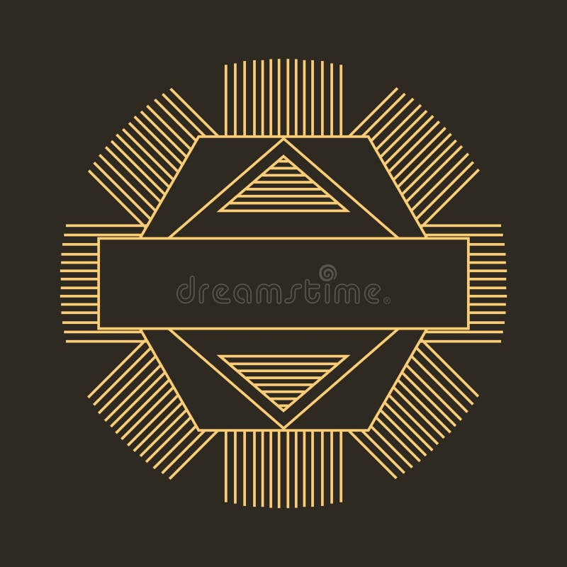 Striped Label Icon. Retro Design. Vector Graphic Stock Illustration ...