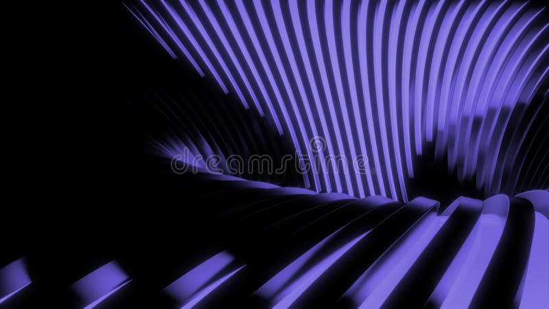 Striped Lines Move in Flow of Tunnel. Design. Striped Lines Move in ...