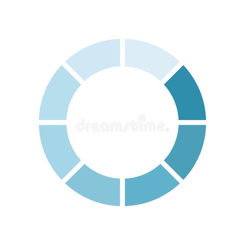 Striped Loading Circle Flat Style Icon Vector Design Stock Vector ...