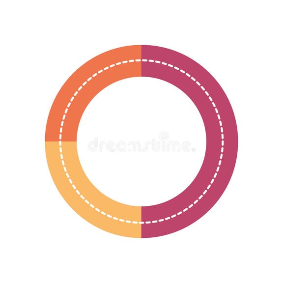 Striped Loading Circle Flat Style Icon Vector Design Stock Vector ...