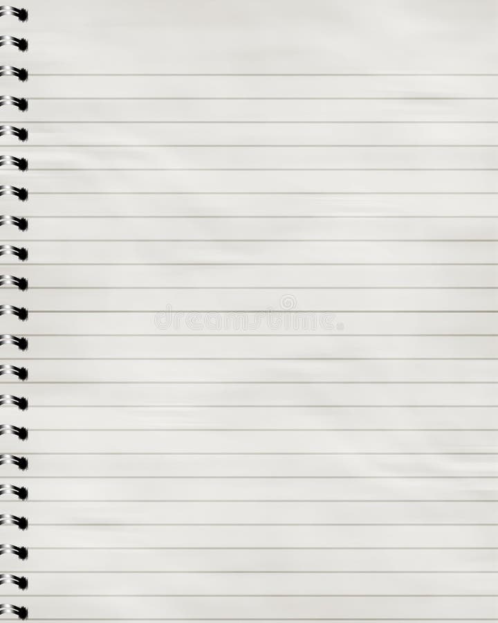 Striped notebook stock illustration. Illustration of notepaper - 6026907