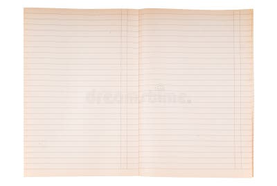 Striped Notebook Paper Texture Stock Photo - Image of book, lined: 35127476