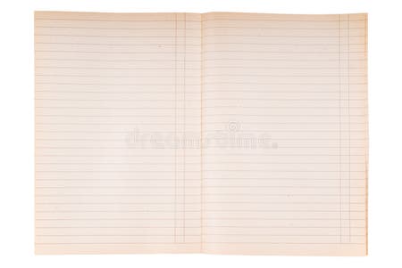 Striped Notebook Paper Texture Stock Photo - Image of book, lined: 35127476