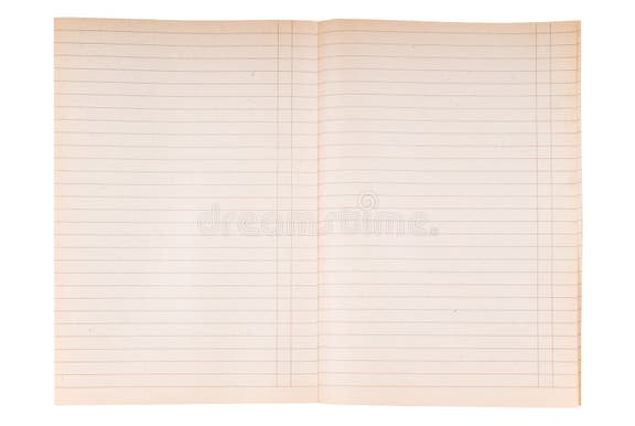 Striped Notebook Paper Texture Stock Photo - Image of book, lined: 35127476