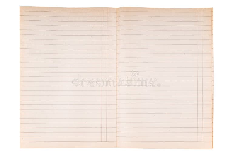 Striped Notebook Paper Texture Stock Photo - Image of book, lined: 35127476