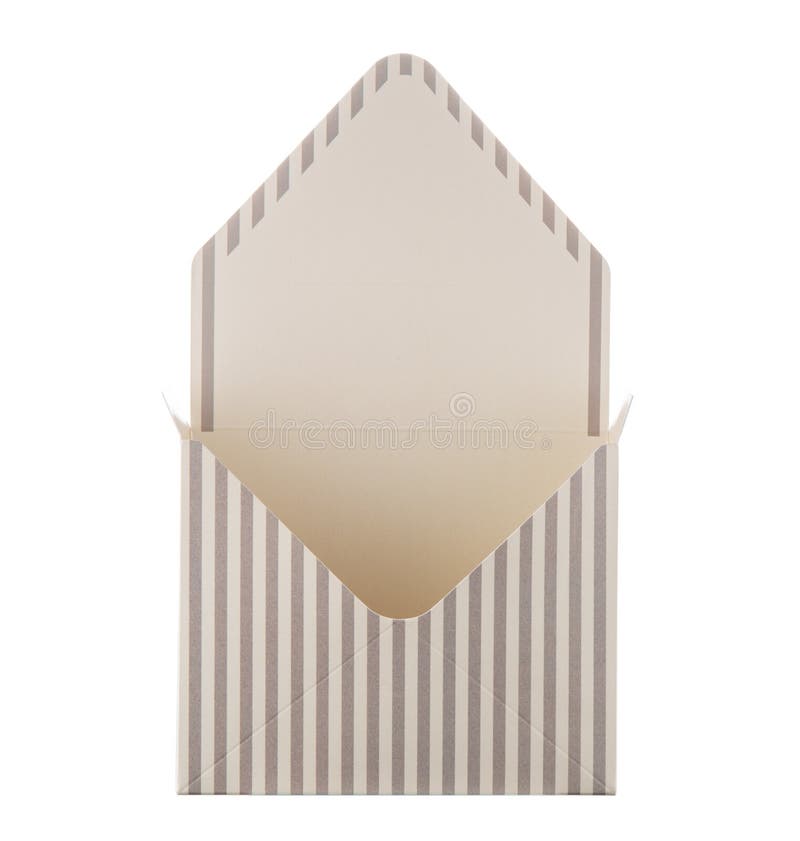 Striped Envelope Template stock photo. Image of decorative - 3491936