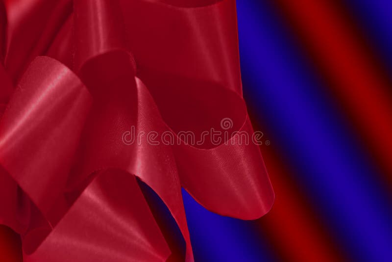 Striped Package with Large Red Bow Stock Image - Image of merry ...