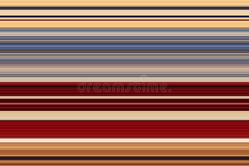 Striped Pattern Background. Seamless Repeat Border of Hand Drawn ...