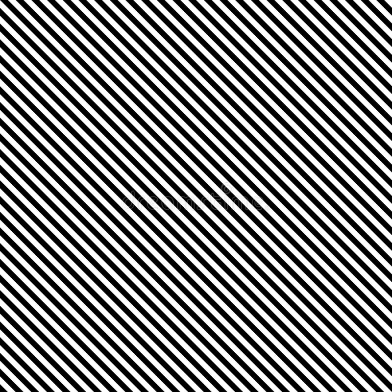 Striped Pattern. Black and White Seamless Texture Stock Vector ...
