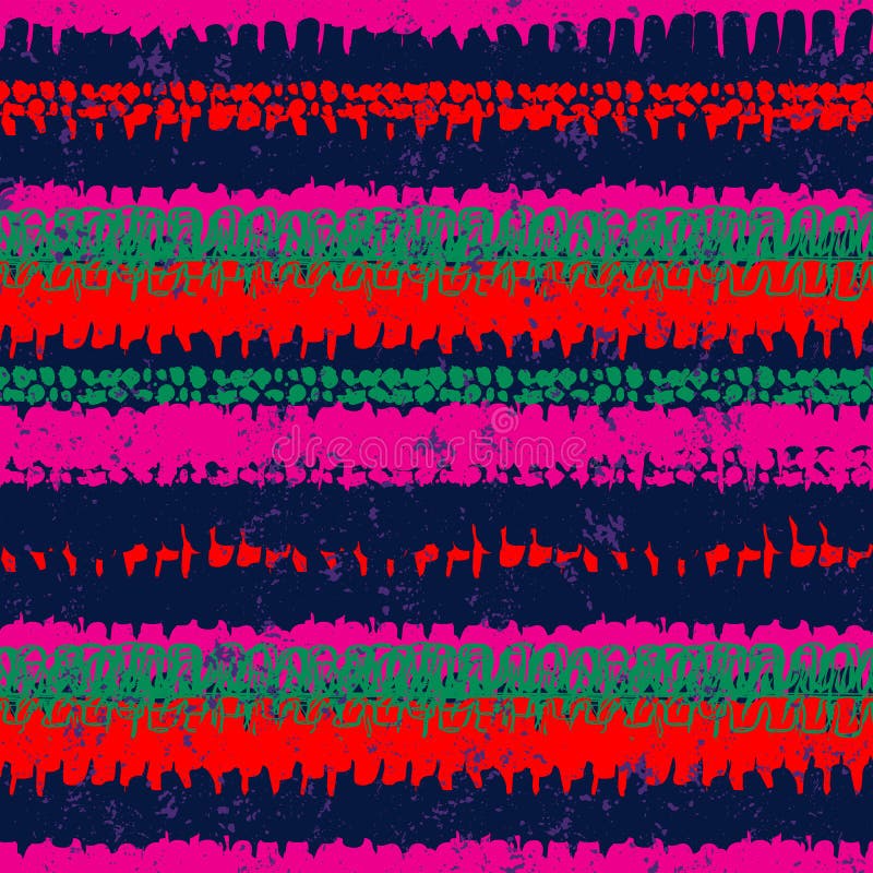 Striped Pattern with Brushed Lines Stock Vector - Illustration of print ...