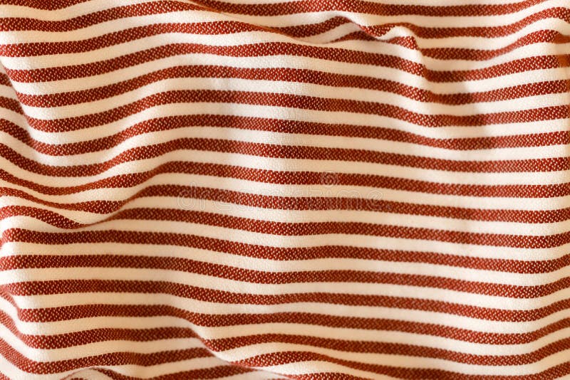 Striped Pattern on Fabric. Horizontal Stripe Stock Photo - Image of ...