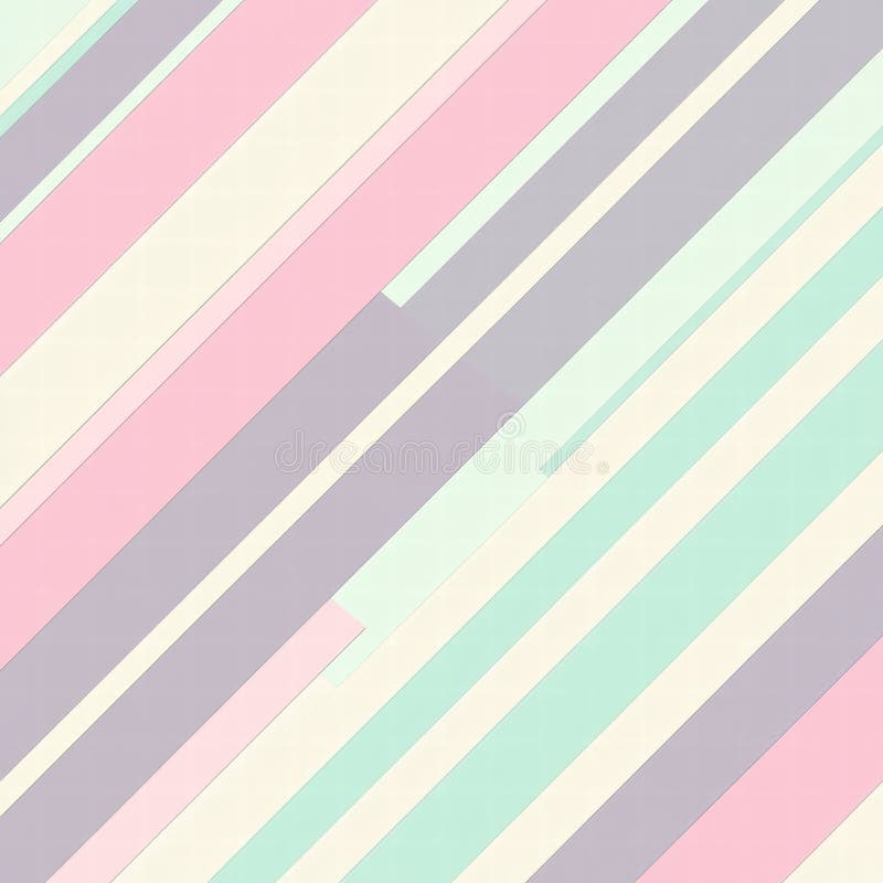 Striped Pattern Featuring Pastel Colors and Diagonal Lines for Creative ...