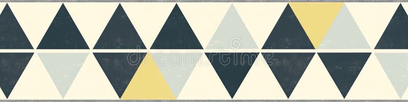 A Striped Pattern of Triangles in Blue and Yellow Stock Image - Image ...