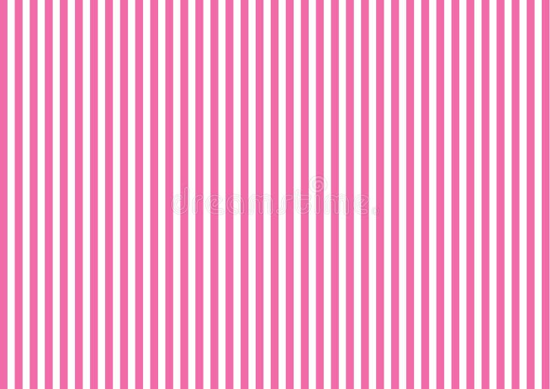 Striped Pattern with Vertical Line in Pink Stock Illustration ...