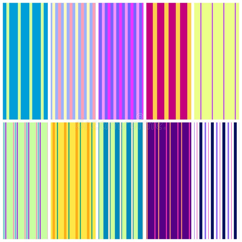 Striped patterns stock vector. Illustration of colorful - 101950867