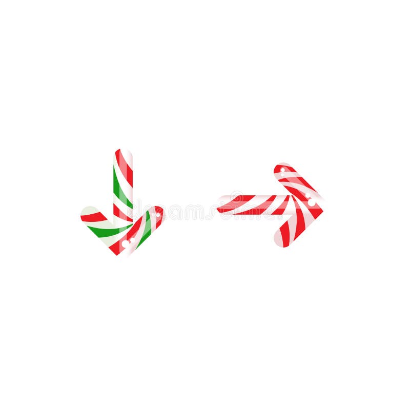 Candy Cane Striped Arrow Stock Illustrations – 37 Candy Cane Striped ...