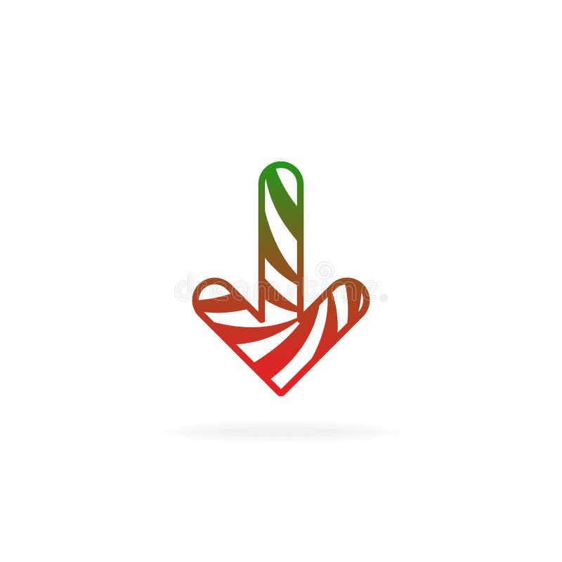 Candy Cane Striped Arrow Stock Illustrations – 47 Candy Cane Striped ...