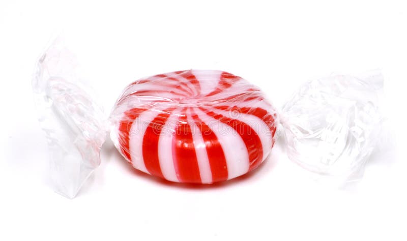 Striped Peppermint Hard Candy Stock Photo - Image of sweet, macro: 656014