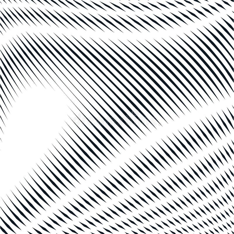 Striped Psychedelic Background with Black and White Moire Lines Stock ...