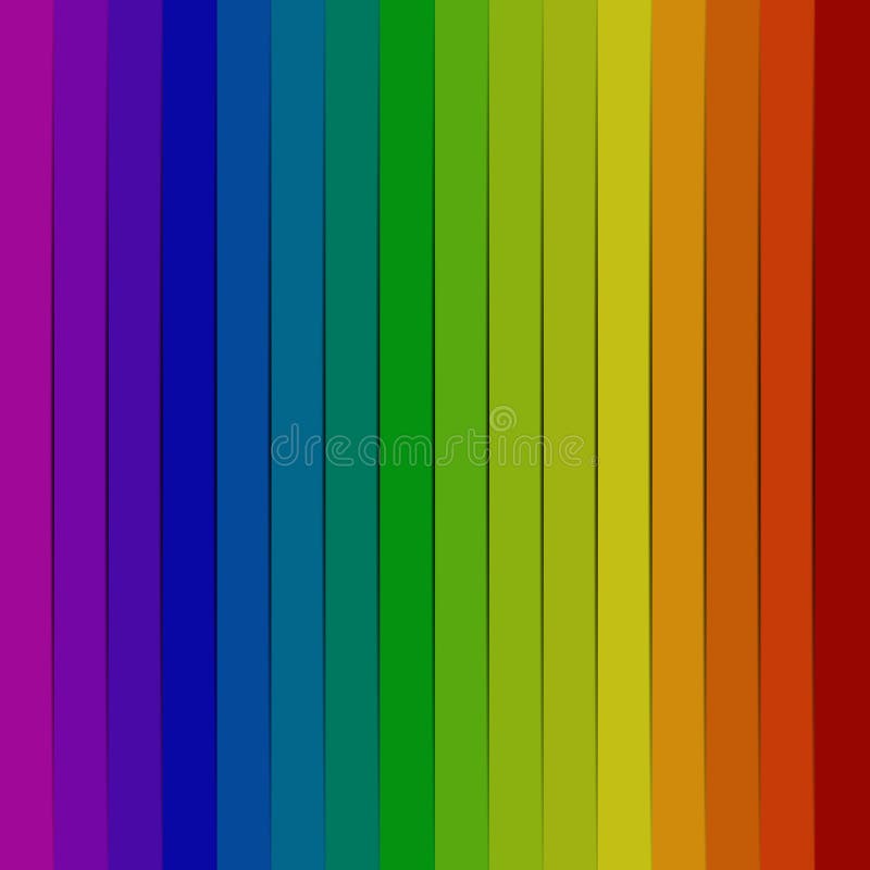 Striped Rainbow Color Background Stock Illustration - Illustration of ...