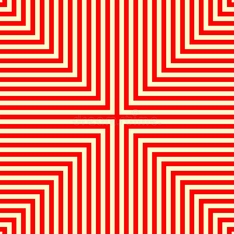 Striped Red White Seamless Pattern. Abstract Repeat Angular Lines ...