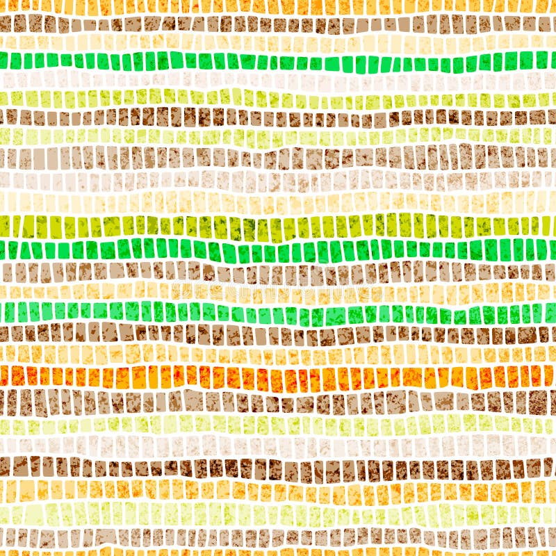 Striped Seamless Pattern. Horizontal Lines Drawn by Hand. Vintage Polka ...