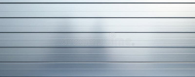 Striped Silver Aluminum Wall, Metallic Texture, Material, Silver ...