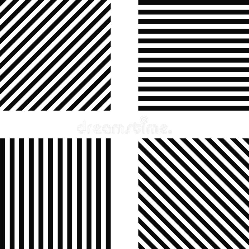 Striped square pattern stock vector. Illustration of monochrome - 73675706