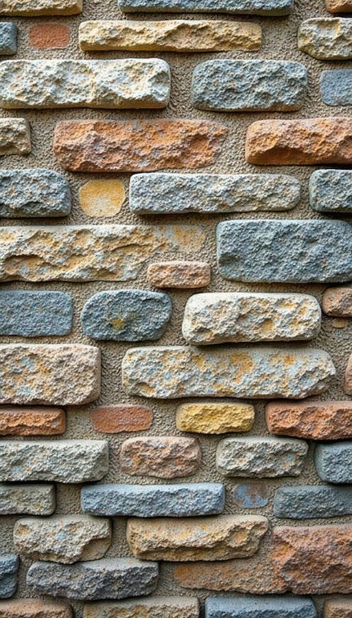 Striped Stone Wall, Seamless Background, Natural Stone, Old, Seamless ...