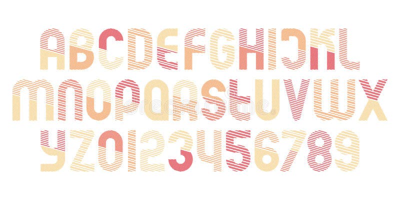 Striped Fonts Stock Illustrations – 162 Striped Fonts Stock ...