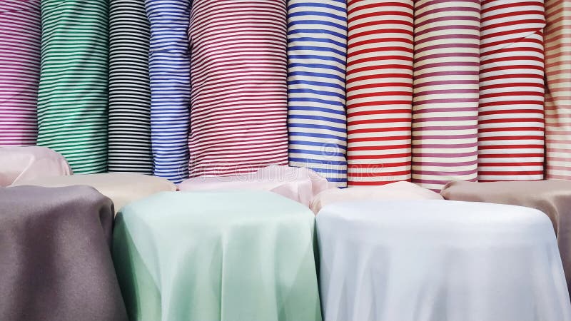 A Striped Texture with a Variety of Colors Stock Photo - Image of multi ...