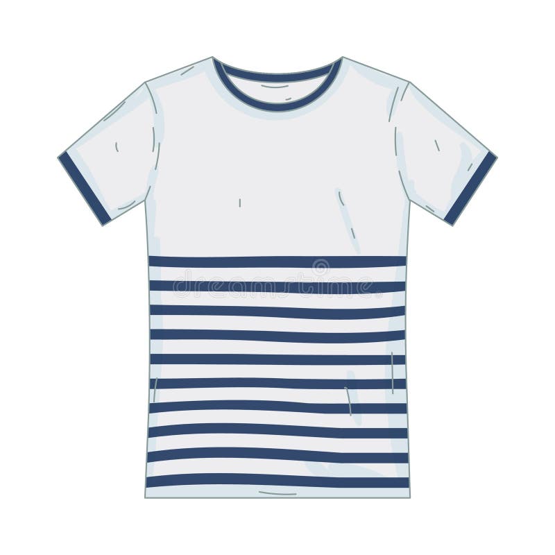 Striped Tshirt Stock Illustrations – 2,904 Striped Tshirt Stock ...