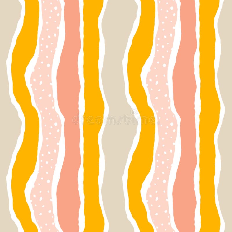 Striped Vector Seamless Pattern. Colorful Abstract Background Stock ...