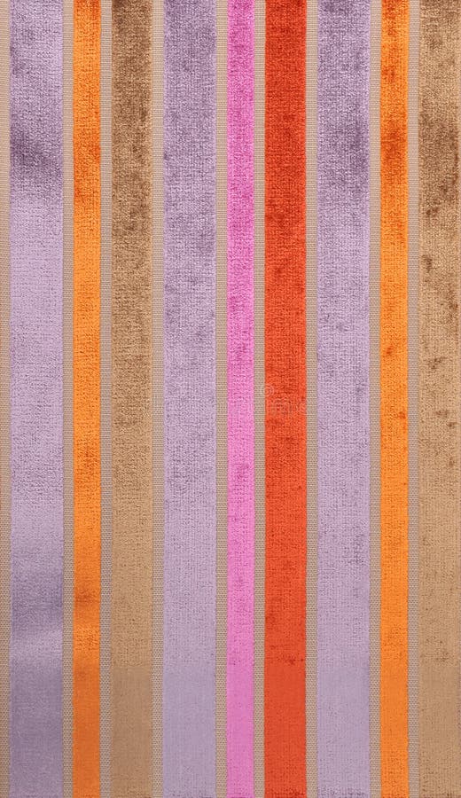 Striped velvet fabric stock photo. Image of interior - 29442084