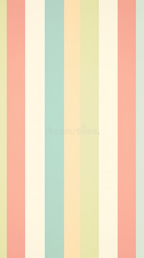 A Striped Wallpaper with Pastel Colors Stock Image - Image of yellow ...