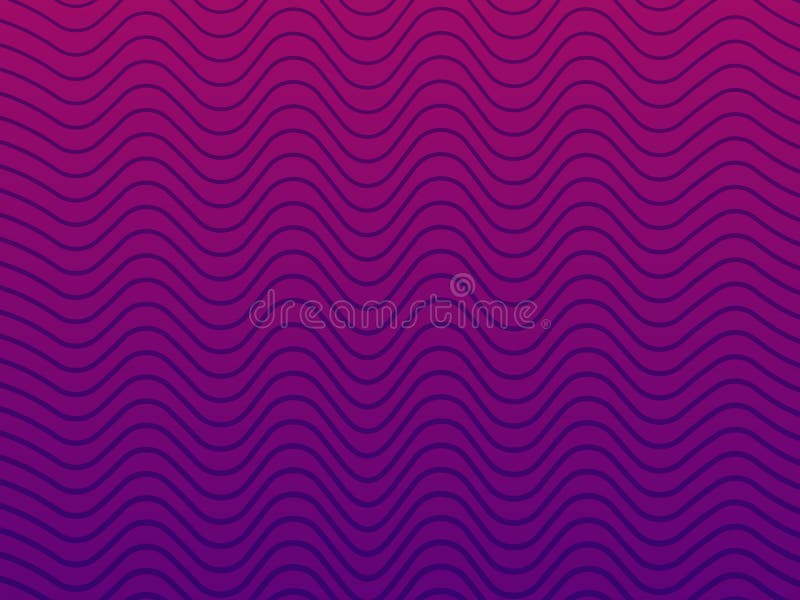 Striped Wave Violet Background with Color Rich Gradient Stock Vector ...
