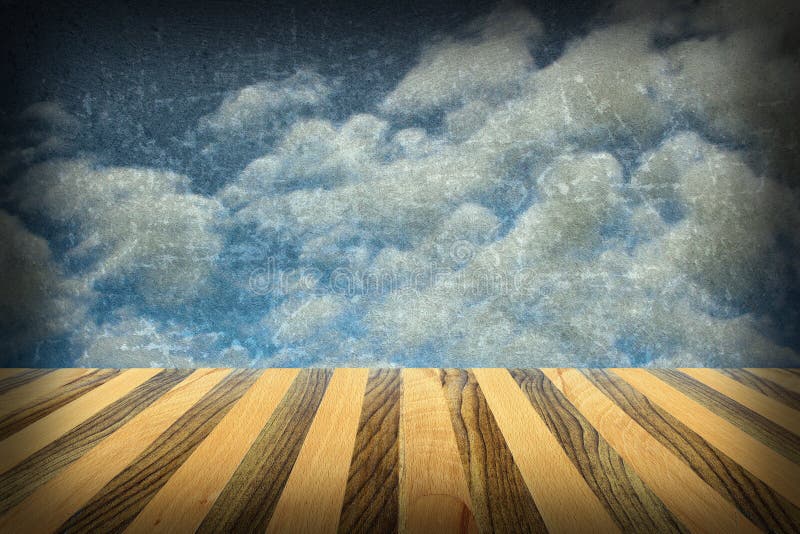 Striped Wooden Terrace Backdrop Stock Image - Image of brown, patio ...